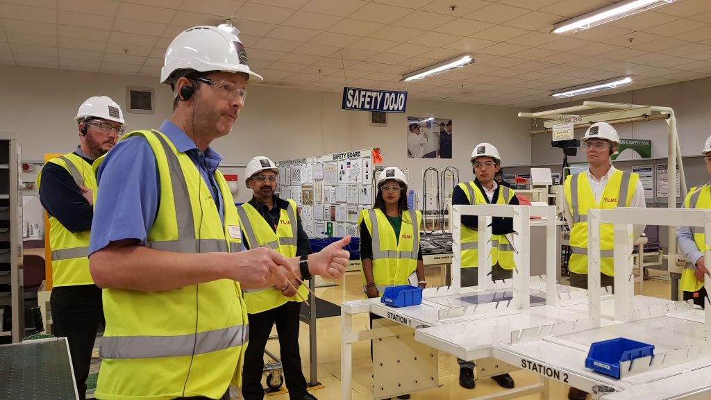 We were very lucky to get lessons in the Toyota Production System ...